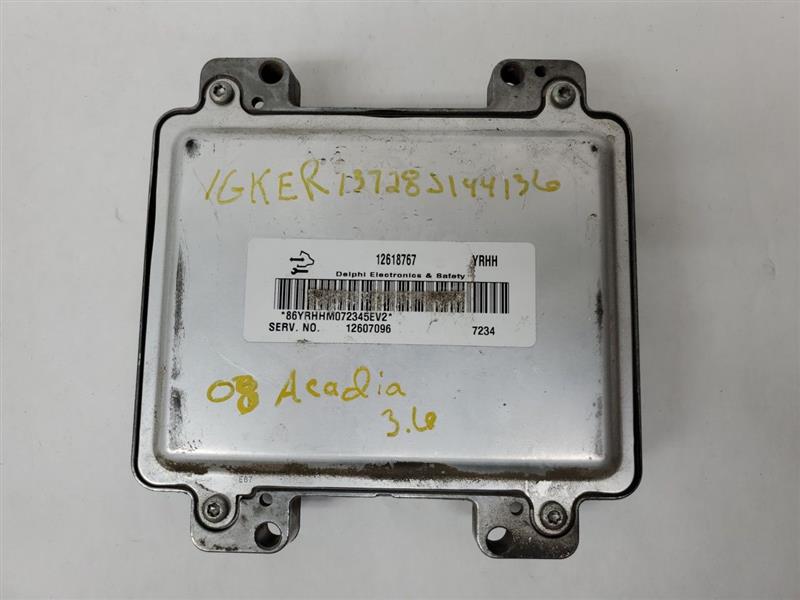 Engine Computer PCM ECM ECU GM 12607096 Programmed To Your VIN Fits 2007-2008 Acadia